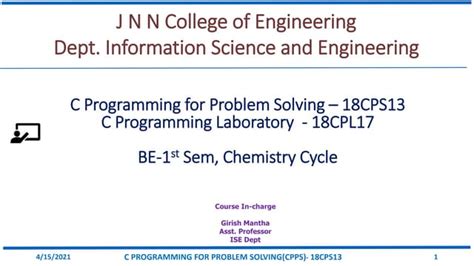 vtu 18cps13 23 cpps module 1 ppt pptx