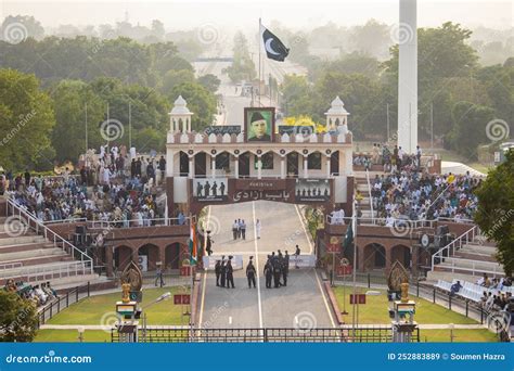 The Attari Wagah Border Editorial Photo 251760669