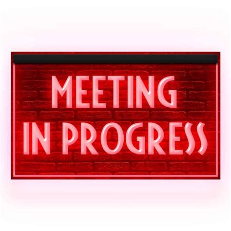 Im In A Meeting Sign