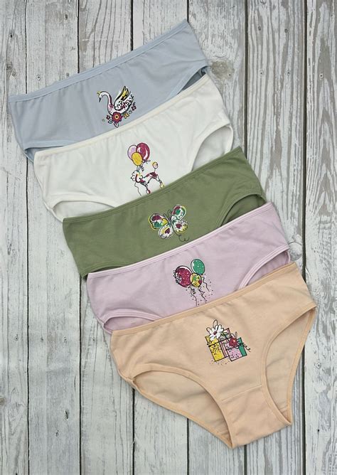 Трусы для девочек аппликация 140722 купить оптом в интернет магазине Nicoletta Su