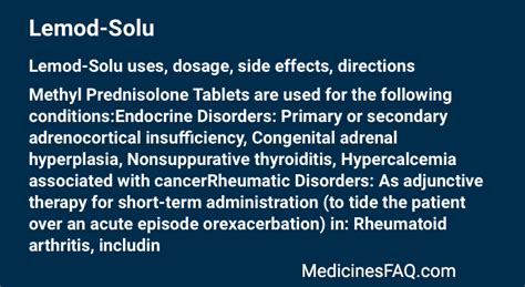 Lemod Solu Uses Dosage Side Effects Food Interaction And Faq