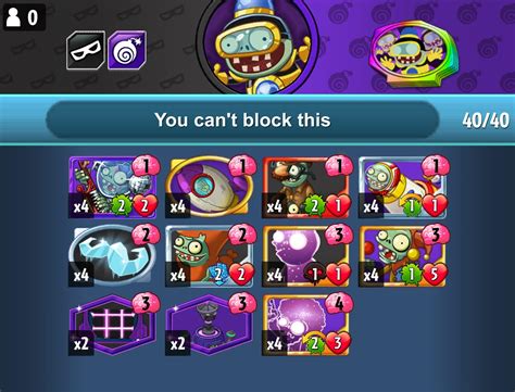 Budget Ish Impfinity Anti Megagrow Deck R Pvzheroes