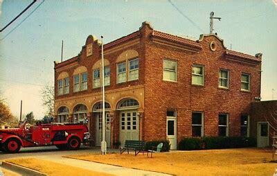 Dinuba California Tulare City Hall And Fire Department Vintage