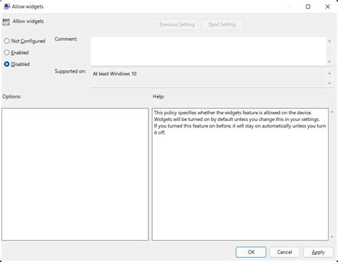 How To Disable Widgets In Windows