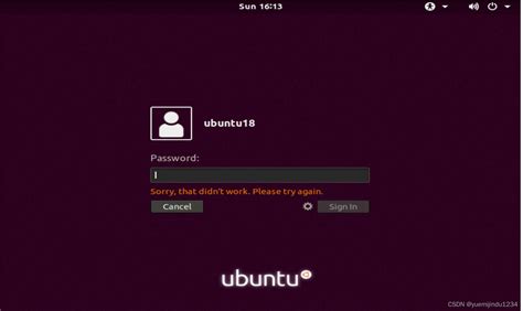 虚拟机ubuntu18 04忘记开机密码解决办法 Ubuntu1804忘记密码如何重置 Csdn博客