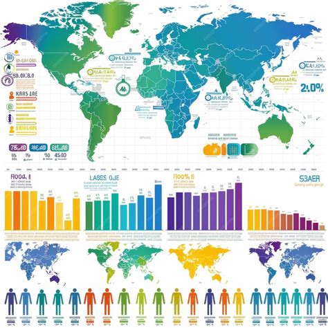 Premium Photo A Modern Illustration Of The Human Demographic Population Infographic People