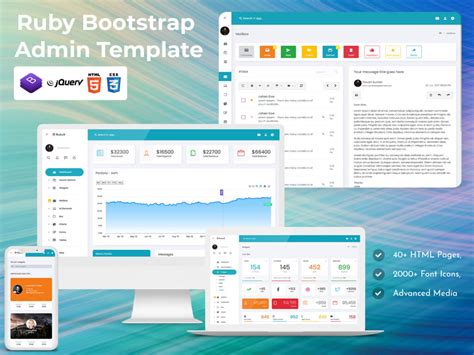 Ruby Bootstrap Admin Template Bootstrap Admin Template