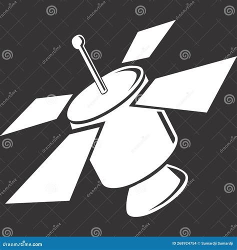 Icon Image Illustration Black And White On A Black Background Can Be