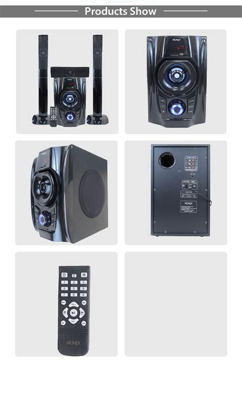Nunix M1 3 1ch Home Theater System Speakers Bluetooth Woofer Ac Dc Woofers System Speakers