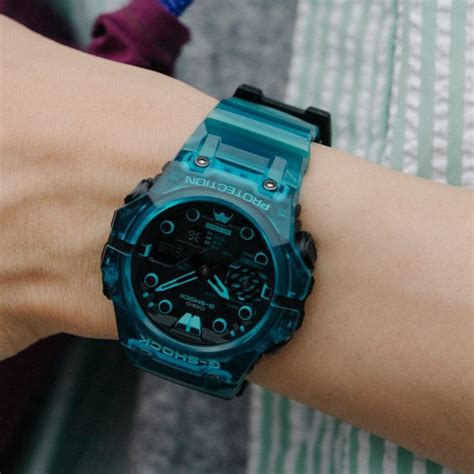 GAB G A G SHOCK ANALOG DIGITAL Transparent Color CASIO