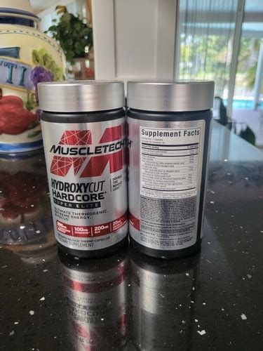 Hydroxycut Hardcore Super Elite Energy Weight Loss Pills Muscletech 120