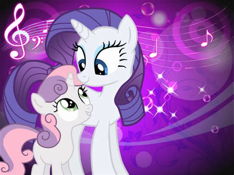 Rarity And Sweetie Belle By Loobie1998 On Deviantart