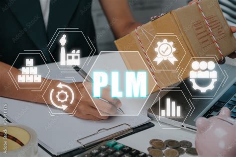 Fotografia Do Stock Plm In Industry Product Lifecycle Management