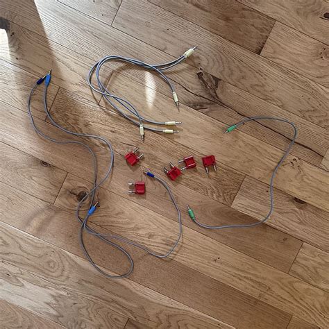 Set 4 Of 4 Buchla Banana 358mm Tinicable Tini Jacks Tini Reverb