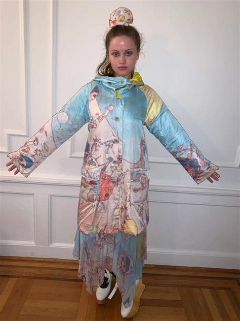 Issey Miyake X Aya Takano Aw 2004 Runway Jacket