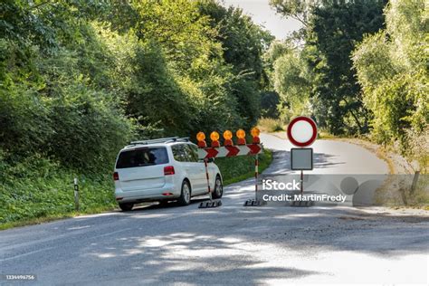 Verkehrszeichen Und Landstraßen In Der Tschechischen Republik Keine