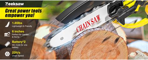 Zeeksaw Mini Chainsaw Cordless Best Chain Saw Cordless 6