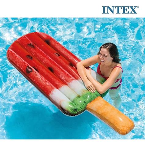 Надуваем Дюшек Сладолед Диня Intex Молив Bg