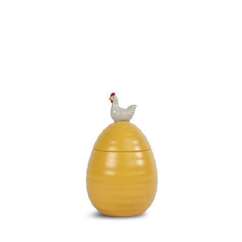 Sagaform Ellen Glas Mit Deckel Hen Gelb Kaufen