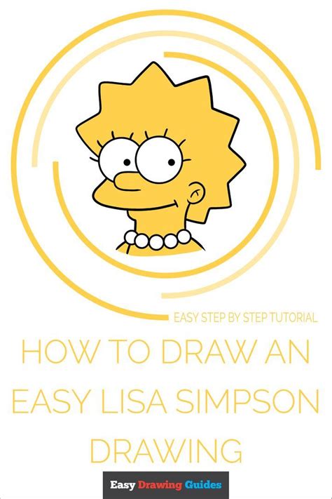 How To Draw An Easy Lisa Simpson Drawing Really Easy Drawing Tutorial Simpsons Drawings