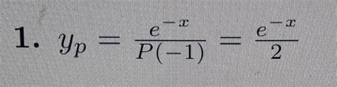 Solved In Problems 1 16 Use The Exponential Response