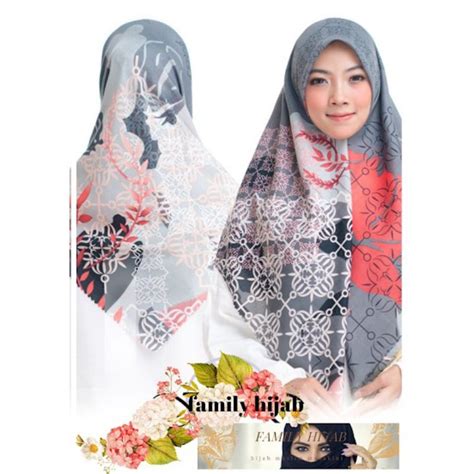 Harga Hijab Abu Abu Motif Bunga Terbaru Des 2024 Biggo Indonesia