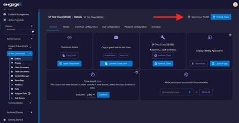 Accessing The Class Portal Engageli Help Center