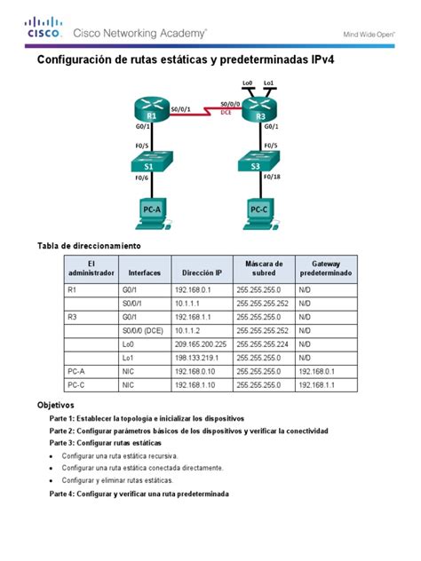 Lab 14 Pdf Enrutador Computación Dirección Ip
