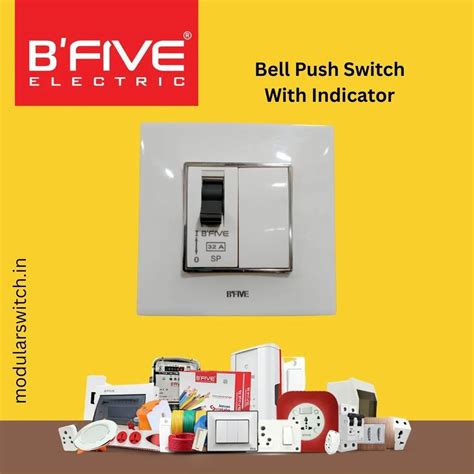 Bfive 6a 2m Bell Push Switch With Indicator One Way At ₹ 596piece