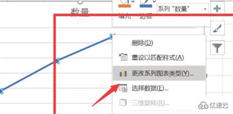 Excel折线图节点如何改形状 系统运维 亿速云