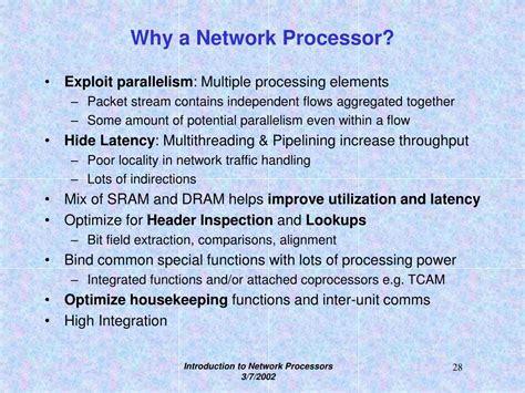 Ppt Introduction To Network Processors Powerpoint Presentation Free