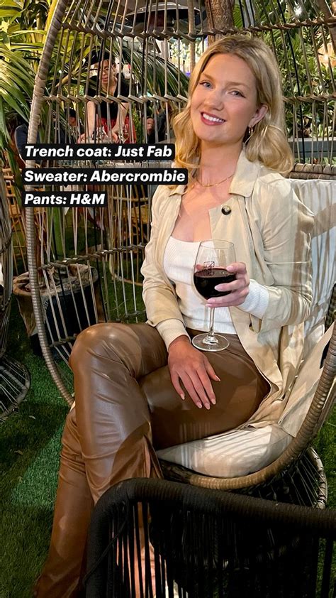 Blonde Girl Leather Pants Outfit Idea Brown Leather Pants Nolita