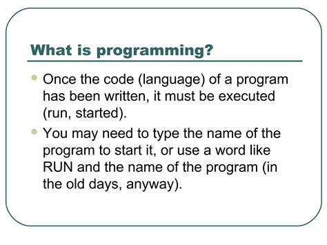 Programming Ppt