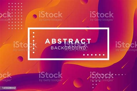 수평 레이아웃의 추상 3d 주황색 및 자주색 그라디언트 모양 배경 0명에 대한 스톡 벡터 아트 및 기타 이미지 0명 3차원 형태 곡선 Istock