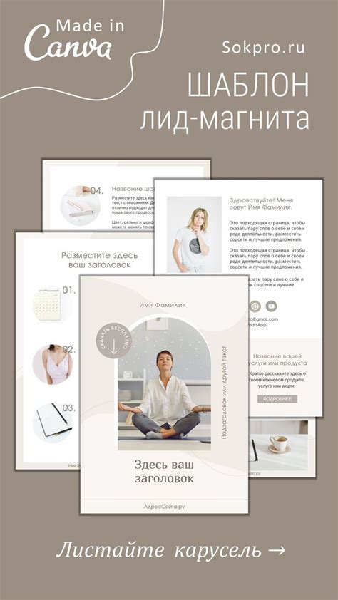 Шаблон лид магнита электронной книги гайда чек листа Canvas Blog Shopping Screenshot