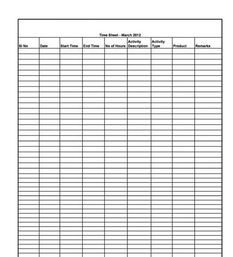 40 Plantillas Gratuitas De Hojas De Tiempo En Excel Mundo Plantillas
