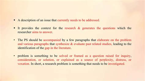 Research Problem Statement Pptx Educational Assessment Education