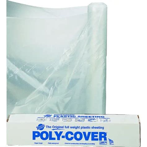 Poly 6mil 20 X 100 Clear At Hiwassee Builders Supply Poly Wraps And Tapes
