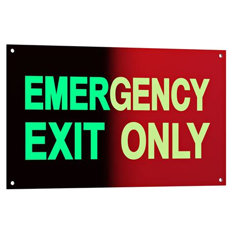 Photoluminescent Exit Sign Manufacturers And Suppliers China