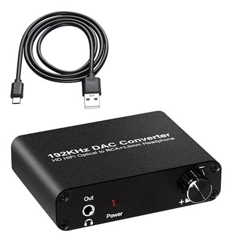 Decodificador De Áudio 5 1ch Dac Converter Digital Óptico Co