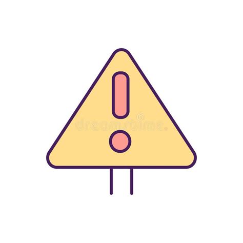 Adicciones Peligrosas Tipos Rgb Color Icono Ilustración Del Vector