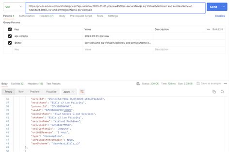 azure retail prices api missing prices microsoft qanda