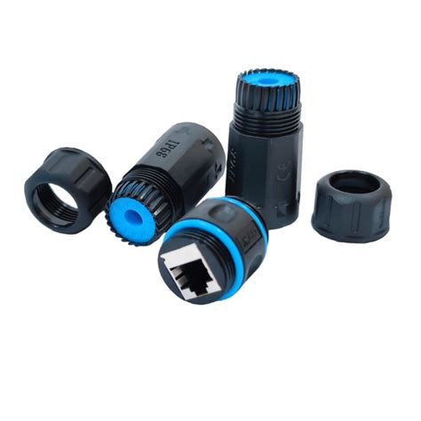 Водонепроникний зєднувач Kingda Ip68 Rj45 Rj45 Stp кат 6 Kd Cp3010shc6 фото відгуки