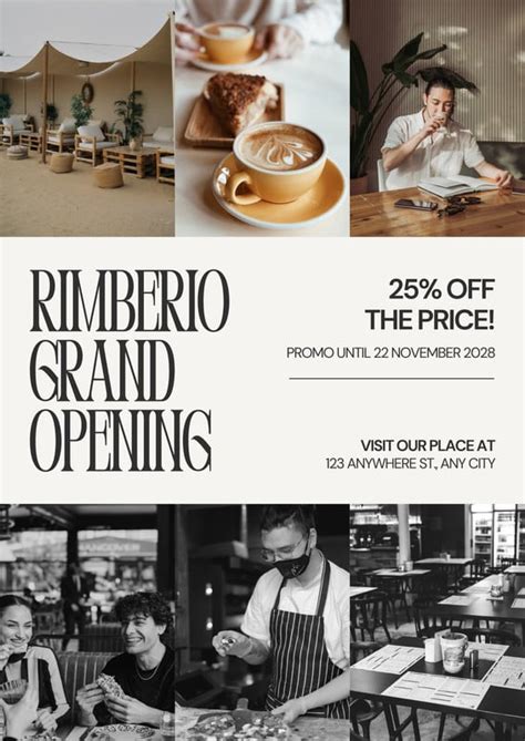 Design And Print A Grand Opening Poster In One Place Customize A Grand