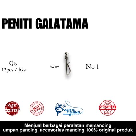 Jual Peniti Pancing Galatama Isi 12 Pcs Peniti Pindad Anting