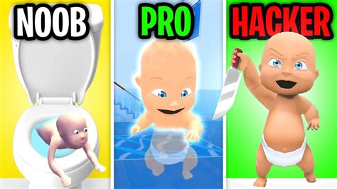 Can We Go Noob Vs Pro Vs Hacker In Whos Your Daddy Flooded The