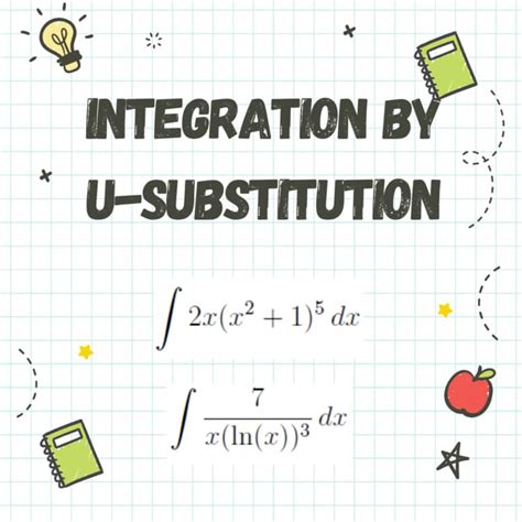 Integration By U Substitution 70 Practice Exercises By Mastermath Resources