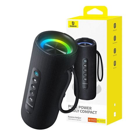 Baseus Aequr Vo20 Portable Wireless Speaker Cluster Black