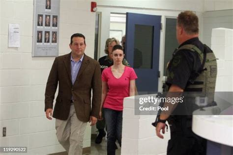 Casey Anthony Leaves With Her Attorney Jose Baez From The Booking And