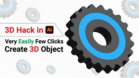 How To Create A 3d Object In Adobe Illustrator 3d Extrude And Bevel